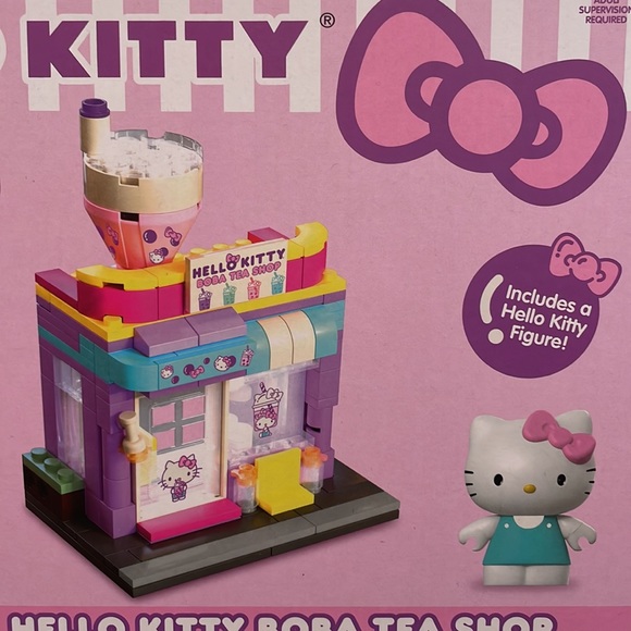 Hello Kitty | Toys | New Hello Kitty Boba Tea Shop Build Set | Poshmark